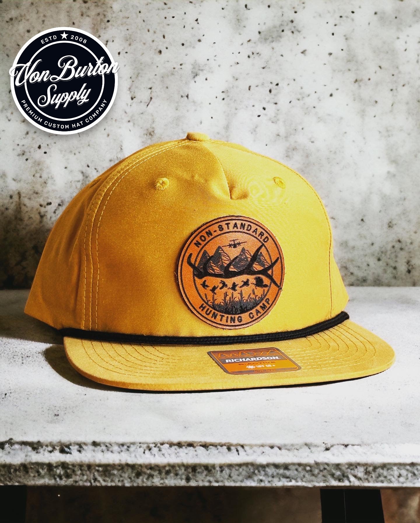 Custom Leather Patch Hats Wholesale and No Minimum, Leather Patch Hats ...