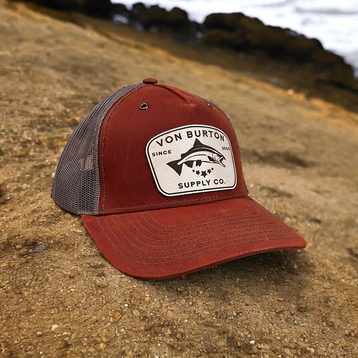 Richardson 112 WH Leather Patch Hat – Von Burton Supply